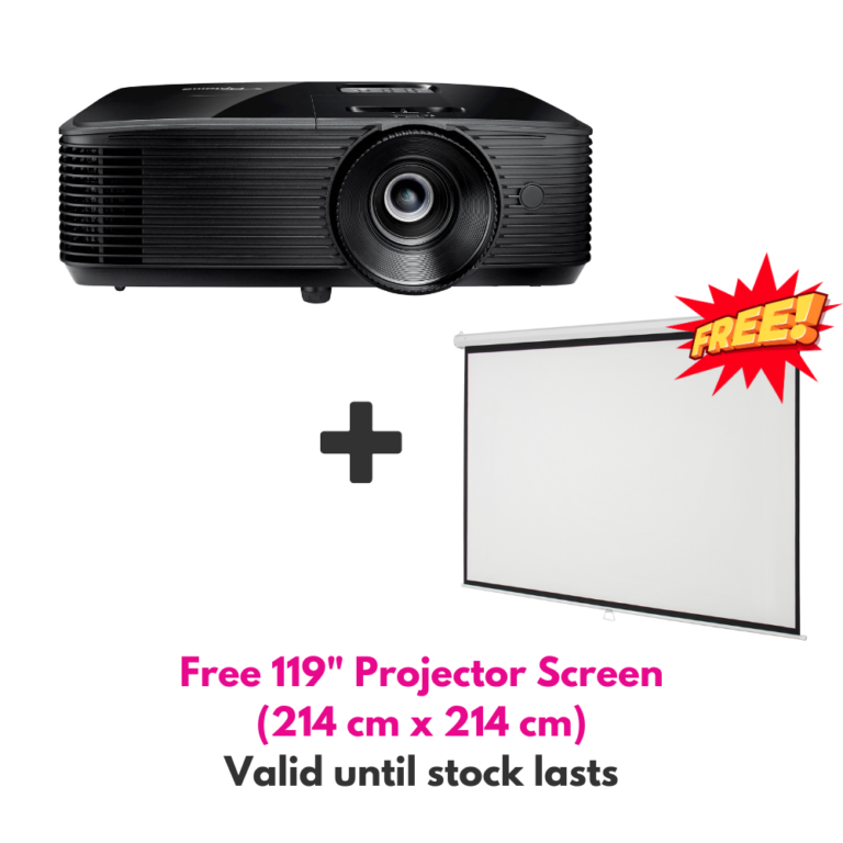 Optoma X400LVe 4000 lumens XGA HD Ready FREE Manual Screen 204 cm – Business and Home Projector ...